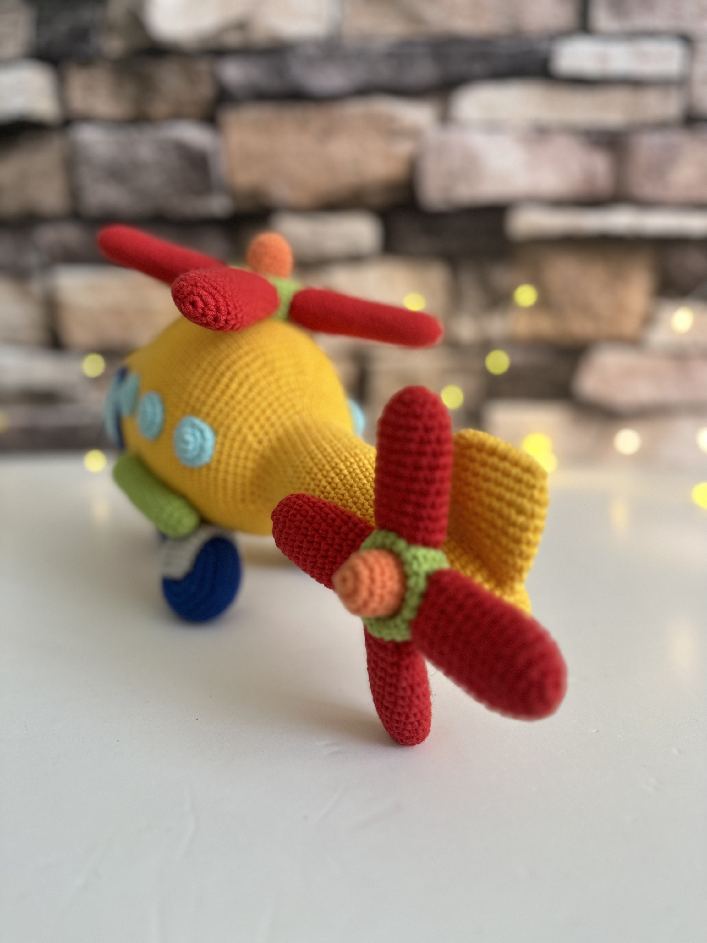 Helicopter, Airplane Plush Toy Crochet Pattern PDF - Etsy