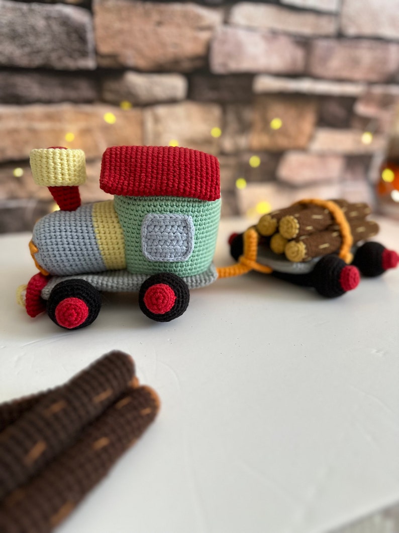 Train Loris Amigurumi Pattern PDF - Crochet Cute and Charming Train - Etsy