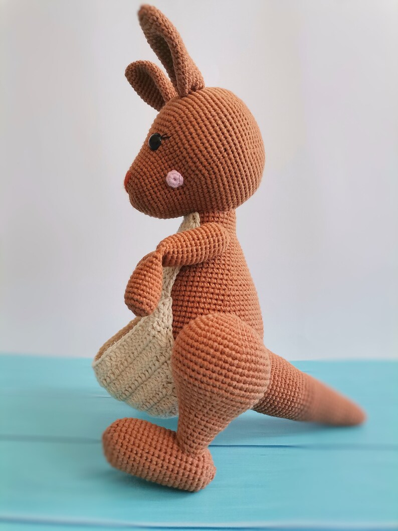 ZIPZIP Kangaroo Family Crochet Pattern PDF Amigurumi Kangaroo Pattern ...