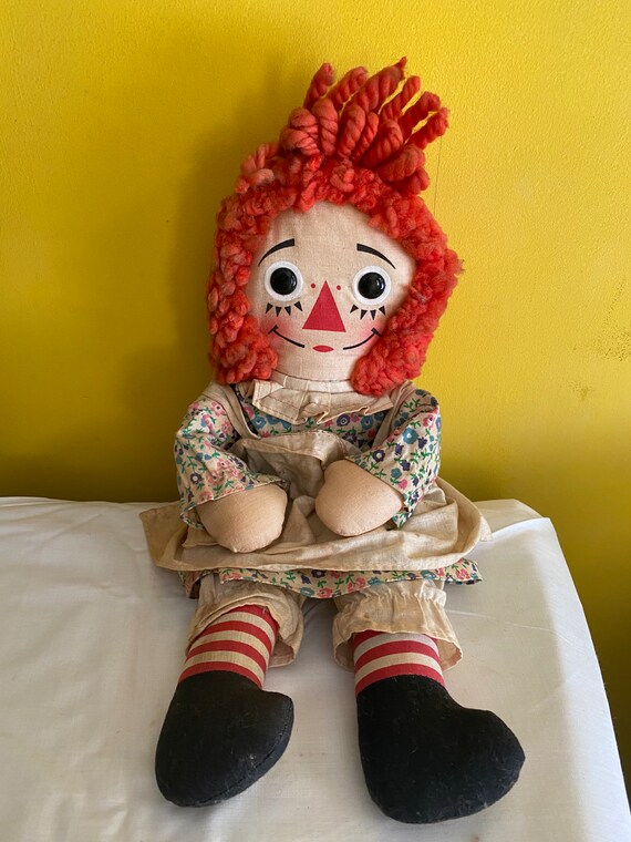 Vintage Raggedy Ann Doll Etsy