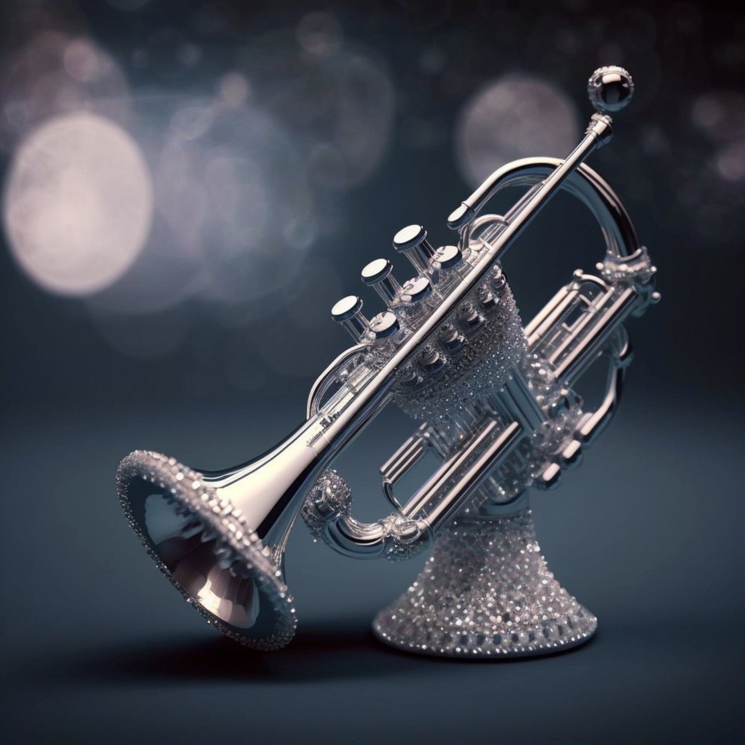DIGITAL AI ART Yamaha Platinum Trumpet Music Lovers - Etsy