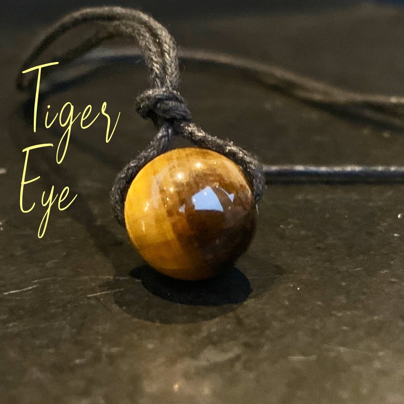 Tiger's Eye Necklace - Etsy