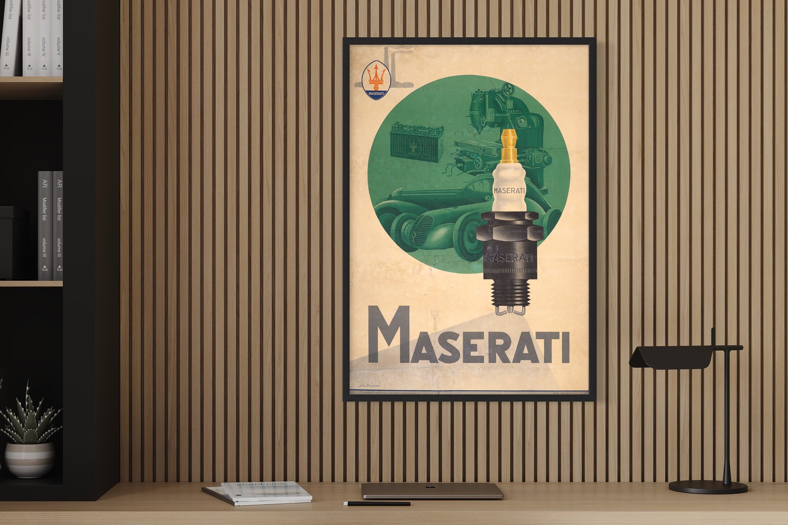 Authentic 1941 Maserati Poster - Etsy