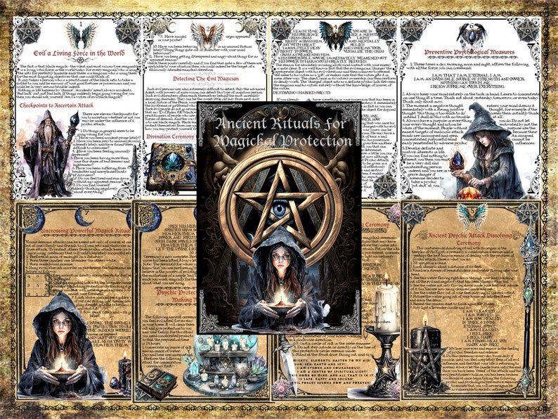 Ancient Rituals for Magickal Protection, Magick Circle, Consecration ...
