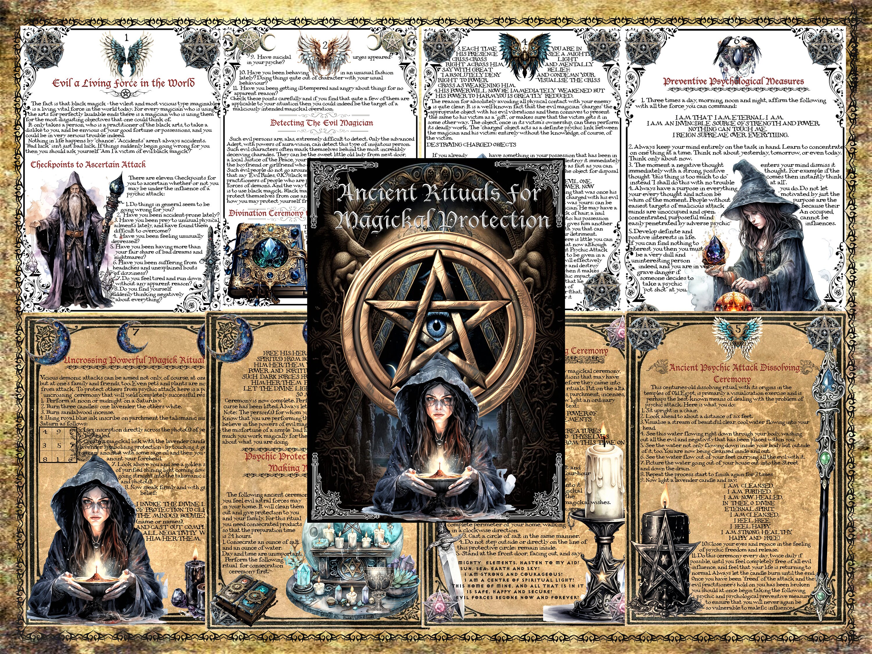 Ancient Rituals for Magickal Protection, Magick Circle, Consecration ...