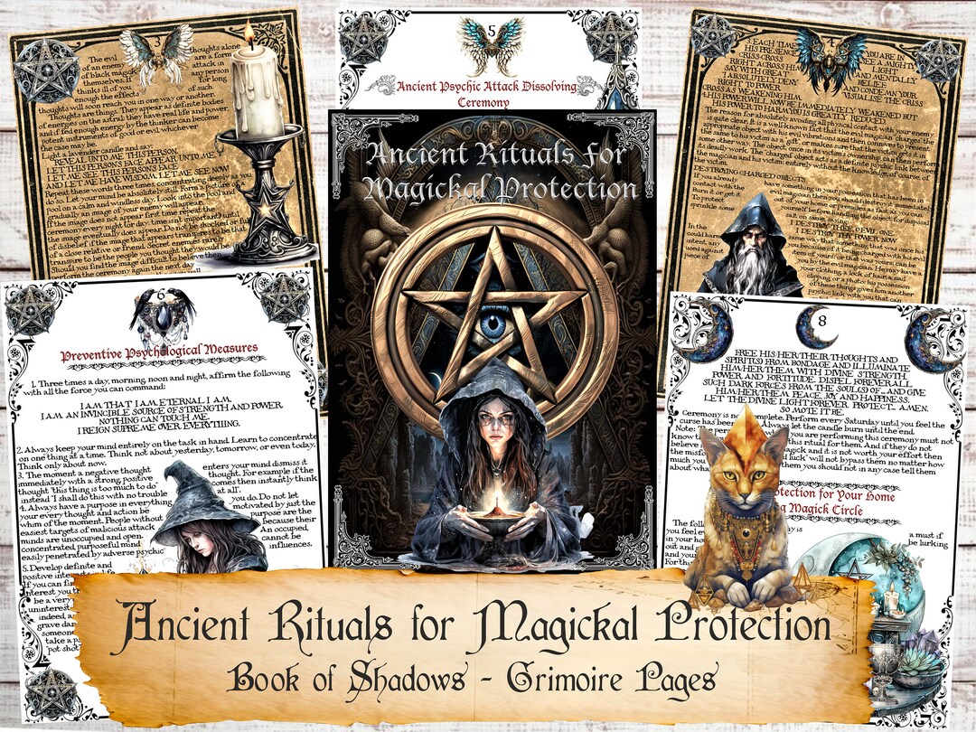 Ancient Rituals for Magickal Protection, Magick Circle, Consecration ...