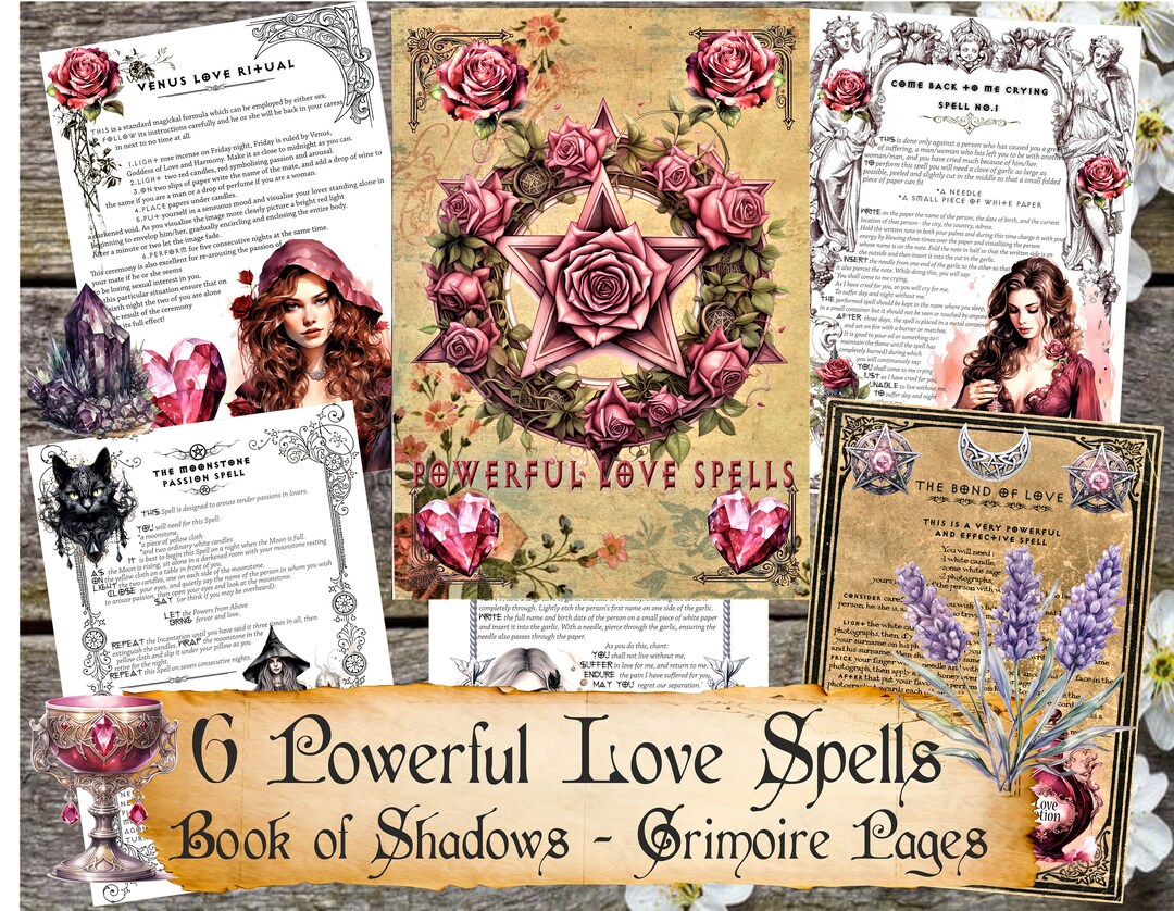 Love Spells, 6 Powerful and Rare Spells That Truly Work. Instant ...