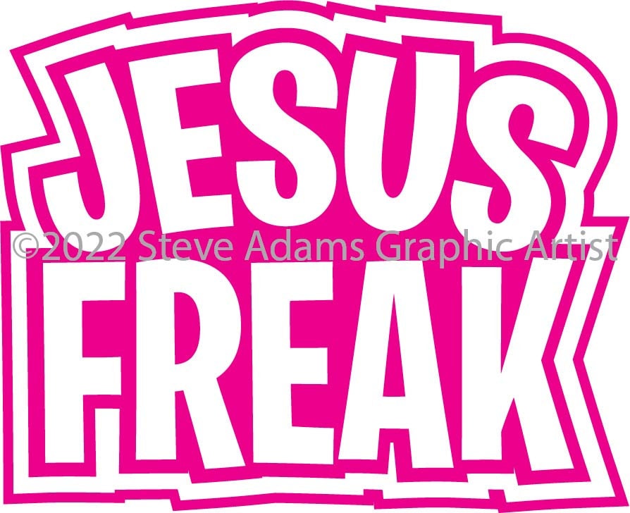 Jesus Freak Svg Teen Svg Hippy Svg Jesus Svg Fun Svg - Etsy