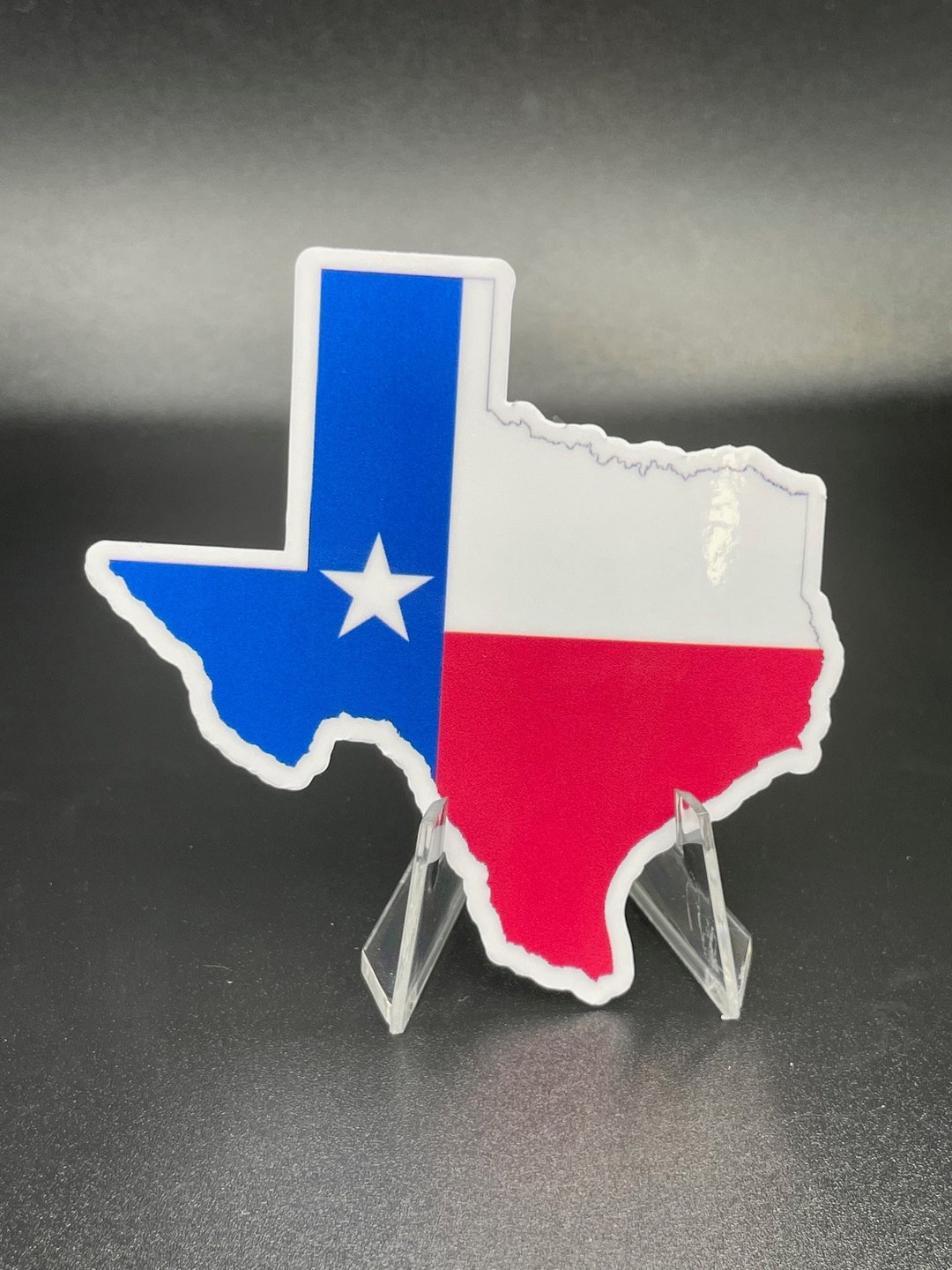 Texas Flag Vinyl Sticker - Custom Die Cut Waterproof - Make Great Small ...