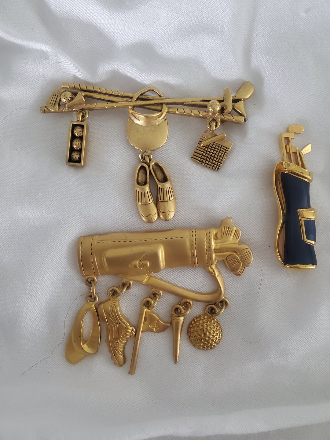 Vintage 1980s Golf Pins: Carolee, Danecraft, Casual Corner - Etsy