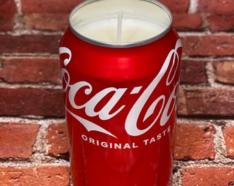 Coke Zero Sugar Soy Wax Candle Coca Cola Soda Can Candle - Etsy