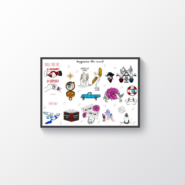 Boygenius Tattoo - Etsy