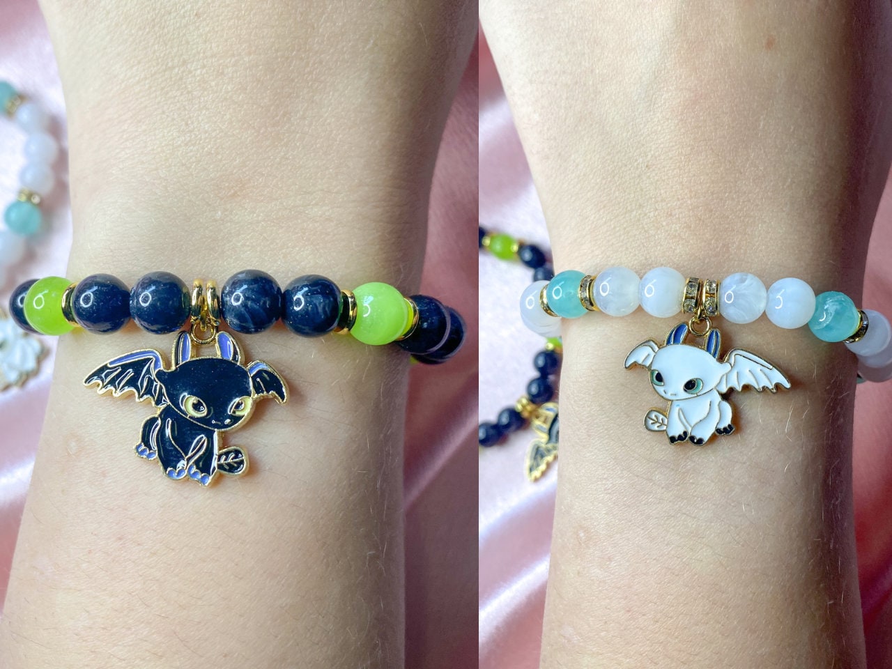 Toothless / Lightfurry Bracelets Couple Bracelets Toothless / Dayshadow ...