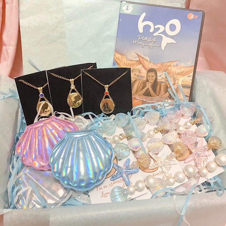 H2O Just Water Mermaid Giftbox I Mermaid Locket I Pendant I Magnetic ...