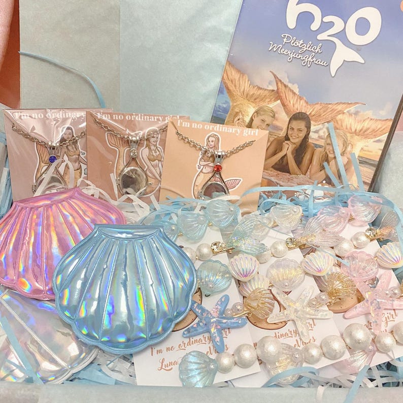 H2O Just Water Mermaid Giftbox I Mermaid Locket I Pendant I Magnetic ...