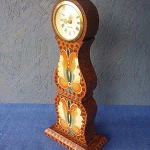 Mora Table Clock, Mechanism Made by Gebrüder Hauser Mercedes, Vintage ...