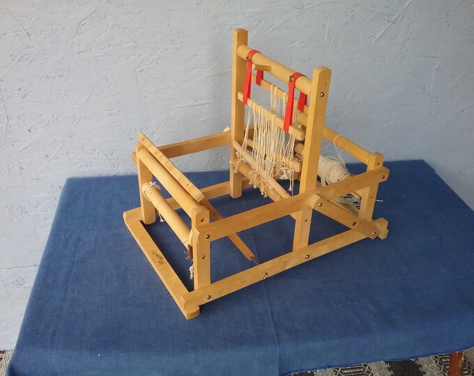 Vintage Wooden Swedish Gemla Weaving Loom, Table Weaving Loom, Children ...