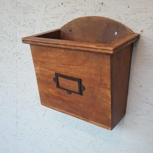 Vintage Scandinavian Mail Organiser, Wall Organiser for Letters and ...