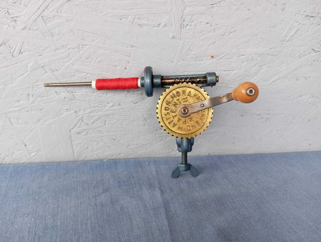 Mattson Mora, Patented Spool Machine, Vintage Bobbin Winder, Manual ...