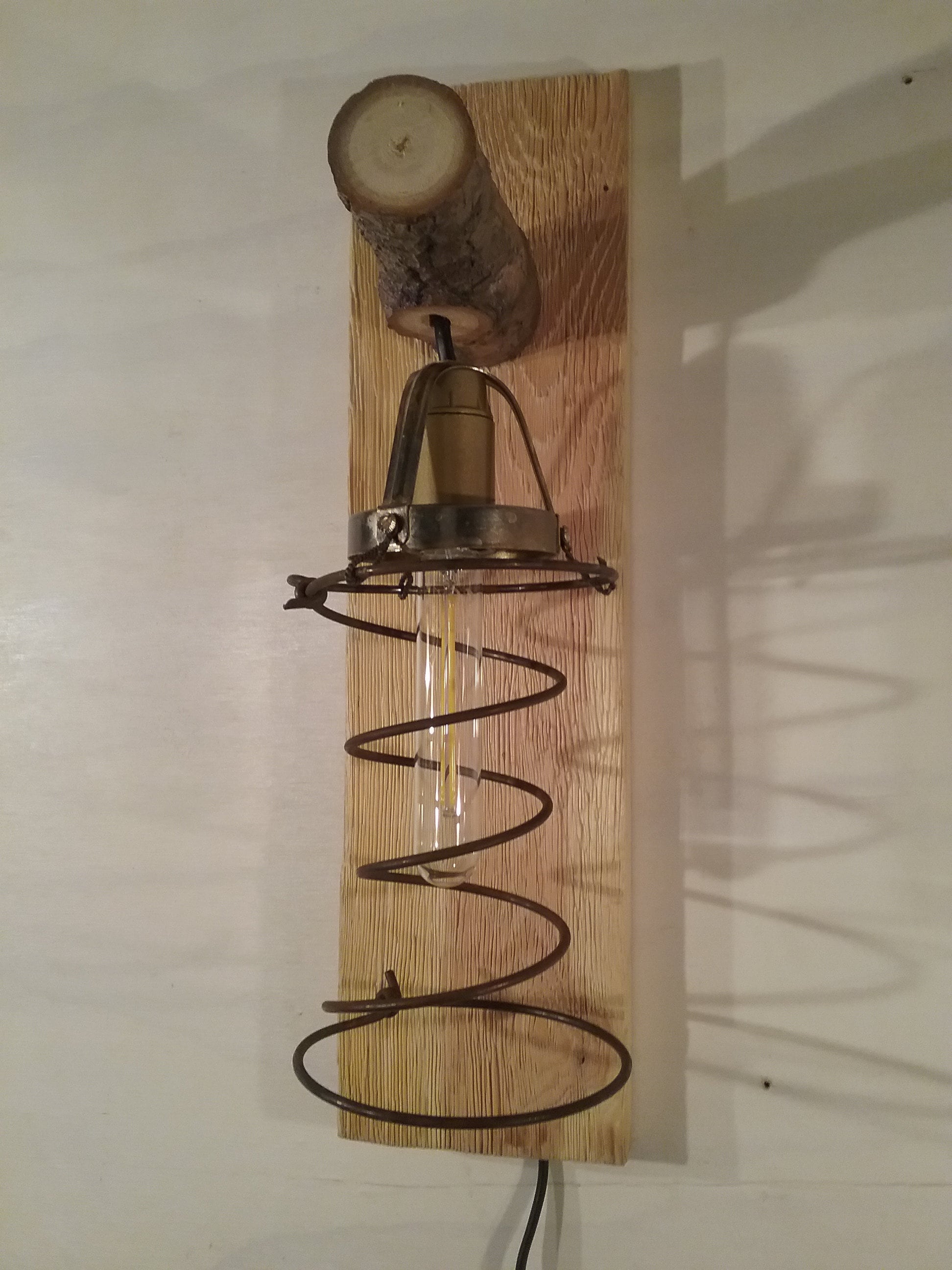 Minimalist Wall Lamp/rustic Wall Lamp/modernist Lamp/sconce Vintage ...