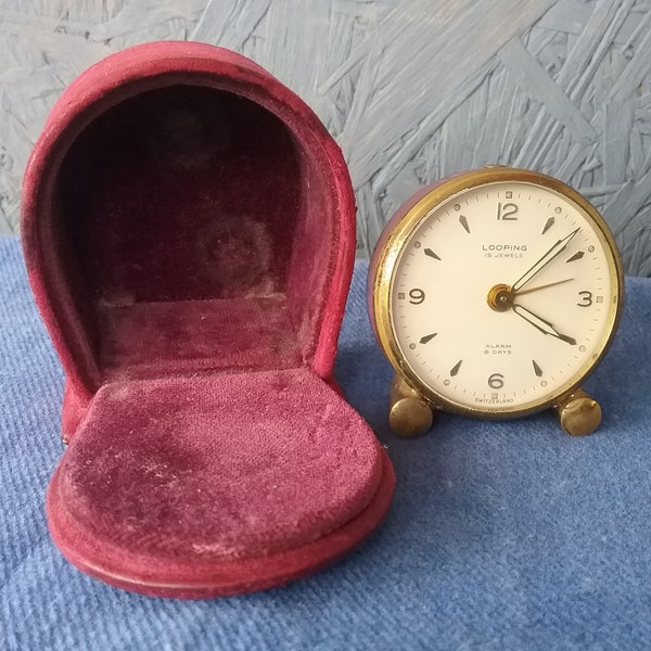 Antique Travel Clock - Etsy