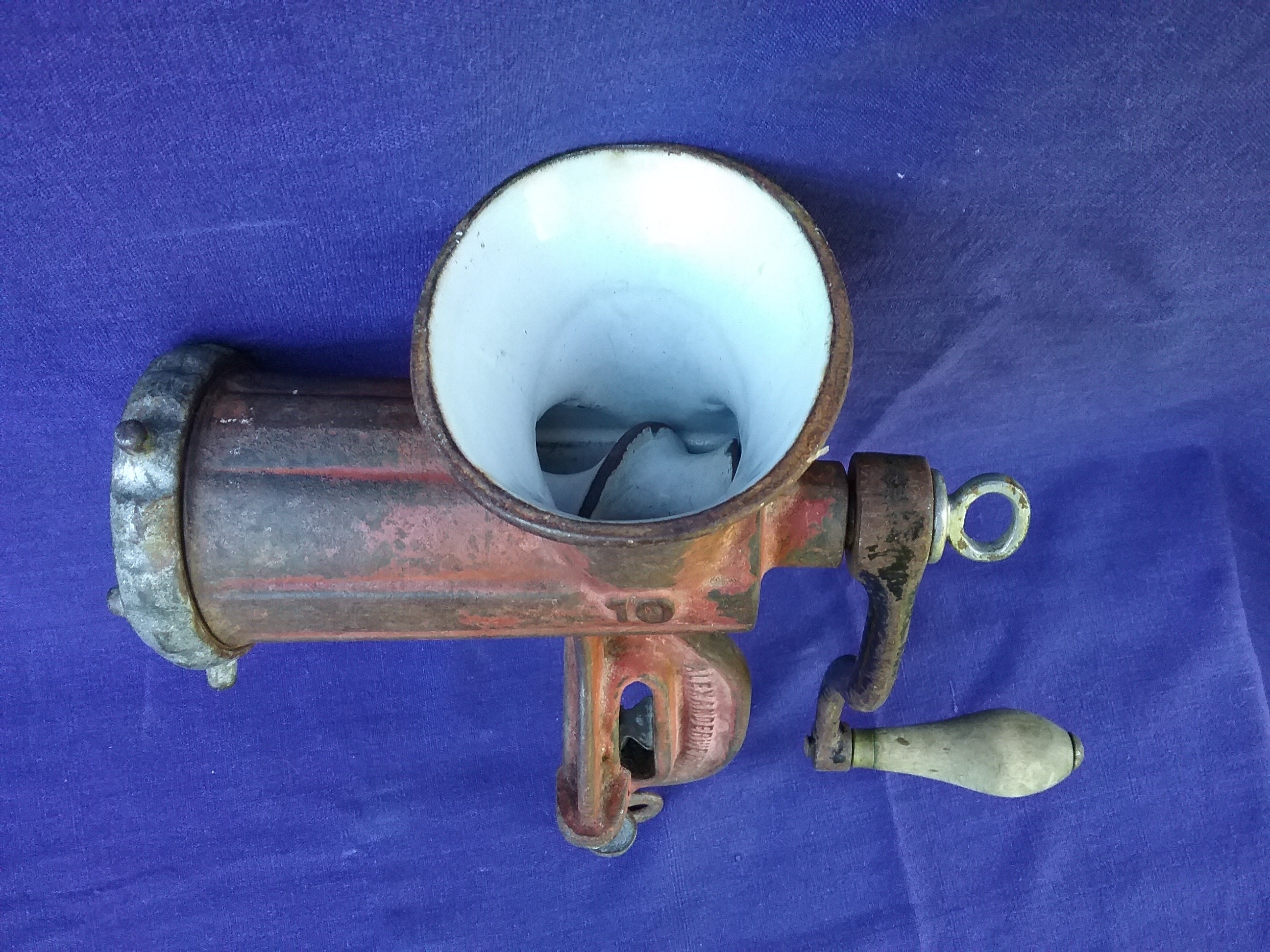 Vintage German Meat Grinder, Alexanderwerk No.10, Large Meat Grinder ...