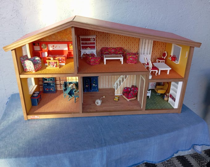 Lundby Dollhouse From 1974, Swedish Dollhouse, Vintage Dollhouse ...