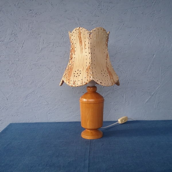 Birch Table Lamp - Etsy