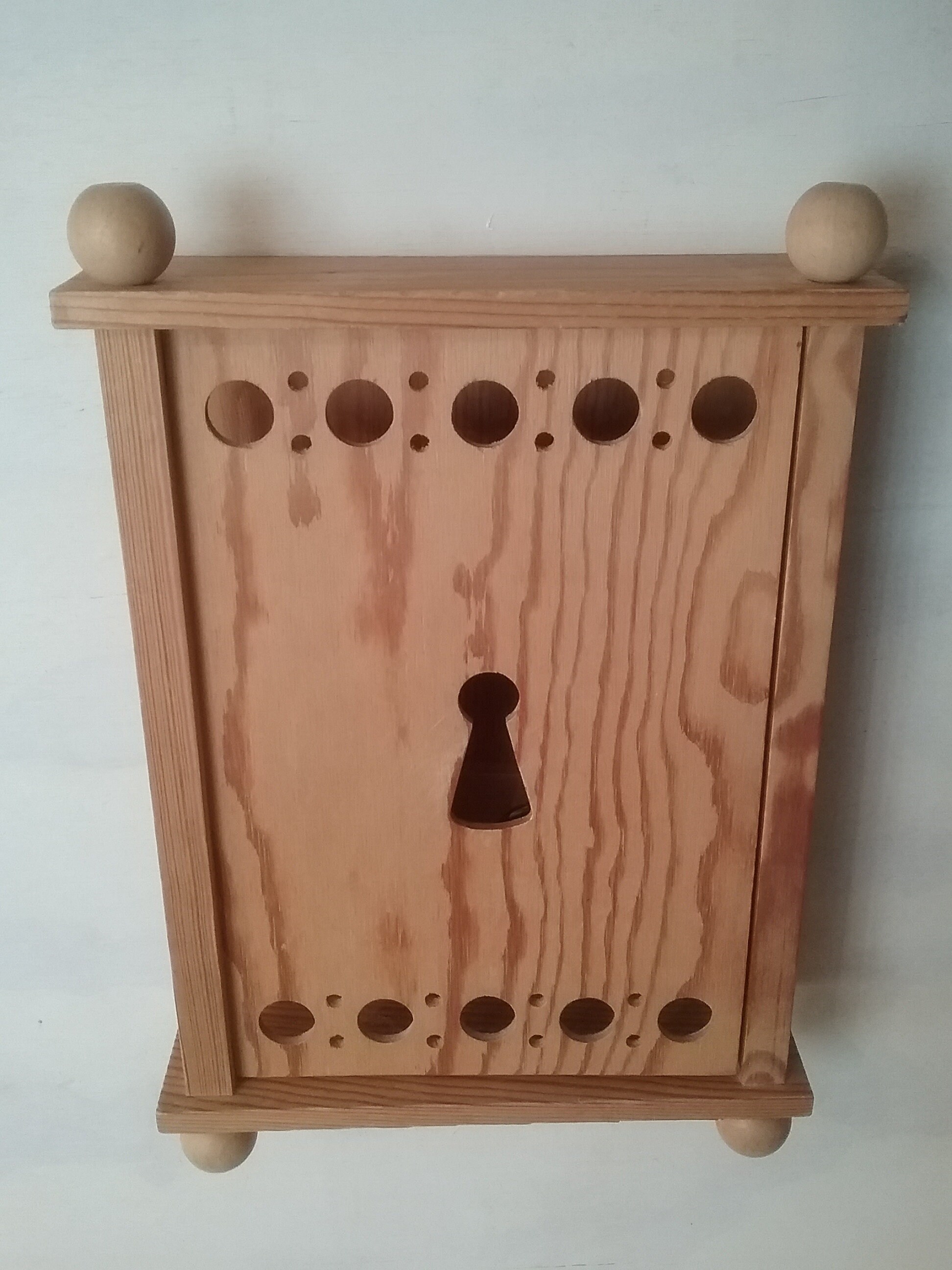 Swedish Vintage Key Box,key Organizer,wooden Cabinet,wall Key Holder ...