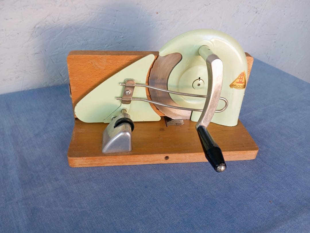 Manual Vintage Brunner Bread-meat-cheese Slicer, 1950s German Slicer ...