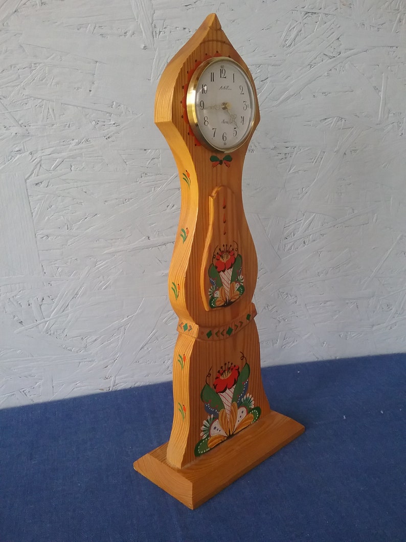 Mora Table Clock Swedish Clock Scholer Swiss Made Vintage - Etsy