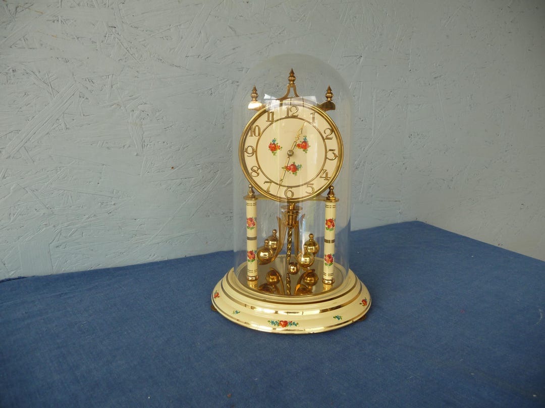 Kundo Anniversary Clock With Rotating Pendulum, Mid-century German ...