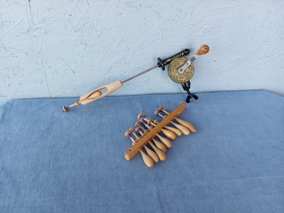 Mattson Mora, Patented Spool Machine, Vintage Bobbin Winder, Weaving ...