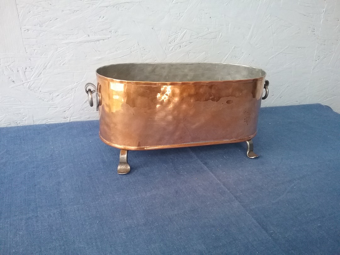 Ahrnebergs Antique Copper Container Handmade, Copper and Wrought Iron ...