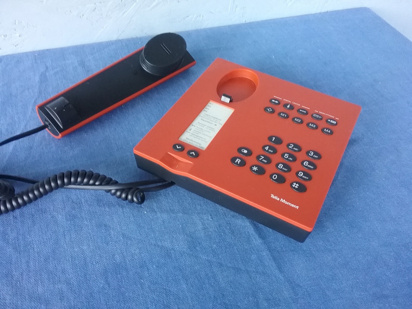 Telia Moment Conference Phone, 1980s, Vintage Swedish Wall Phone ...