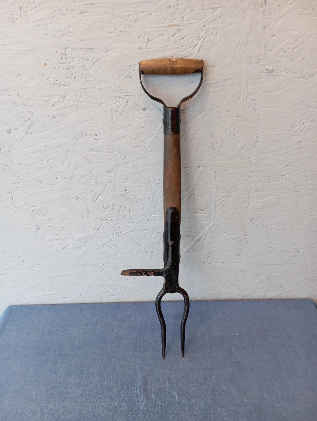 Antique Scandinavian Wrought Iron Gardening Tool for Loosening Soil in ...
