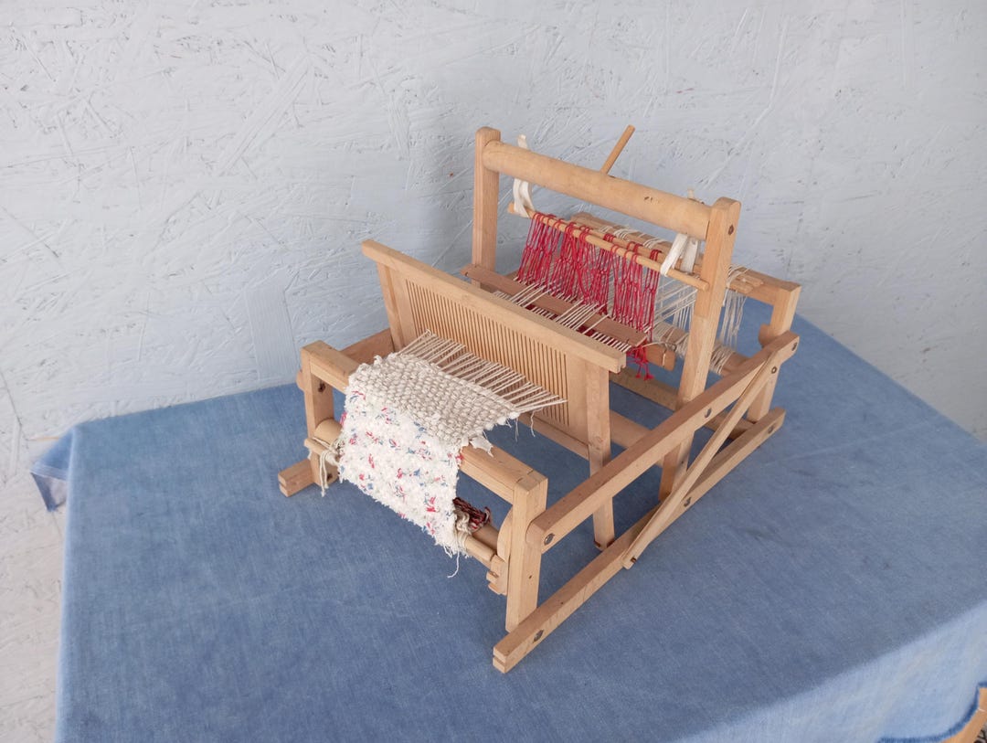 Scandinavian Wooden Weaving Loom, Table Weaving Loom, Loom for Small ...