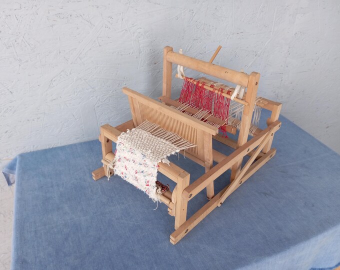 Scandinavian Wooden Weaving Loom, Table Weaving Loom, Loom for Small ...