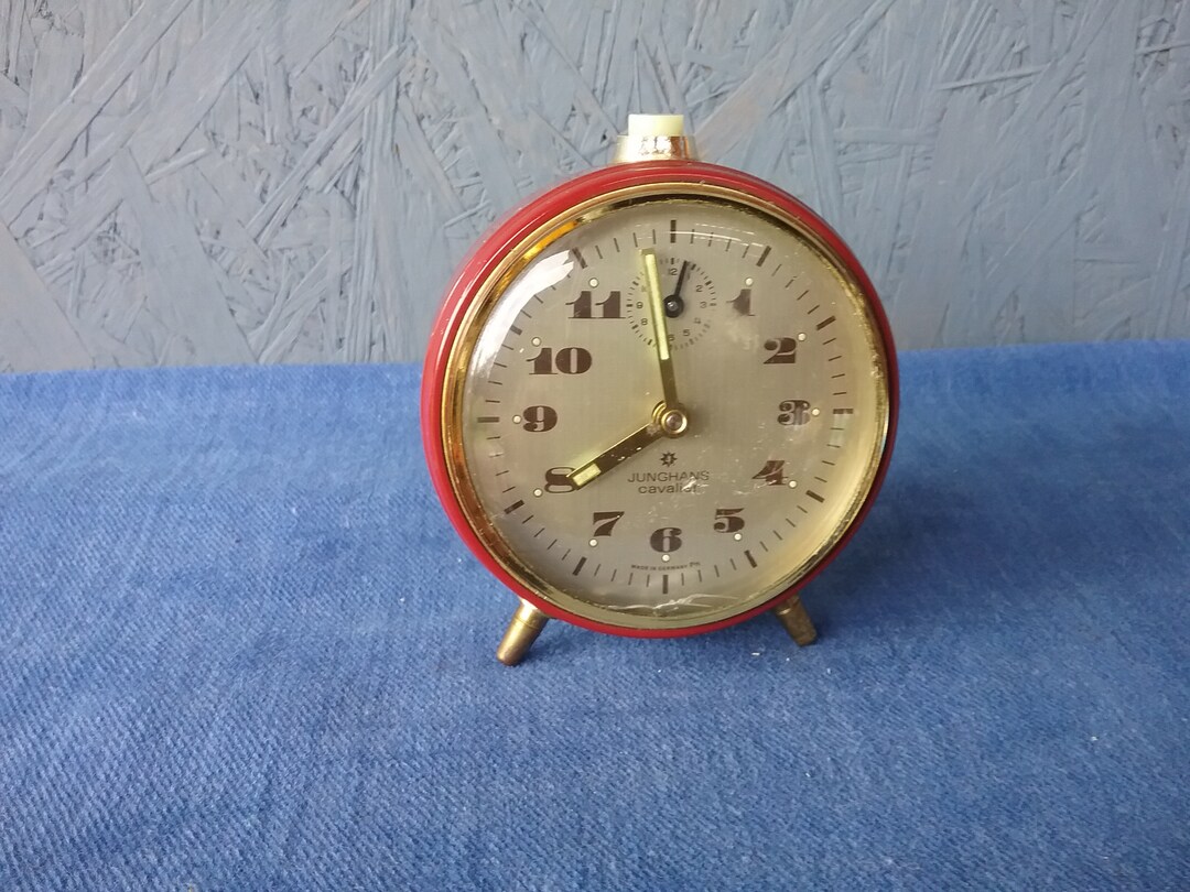 Junghans Cavalier Table Clock: Vintage Mechanical Alarm, Made in ...
