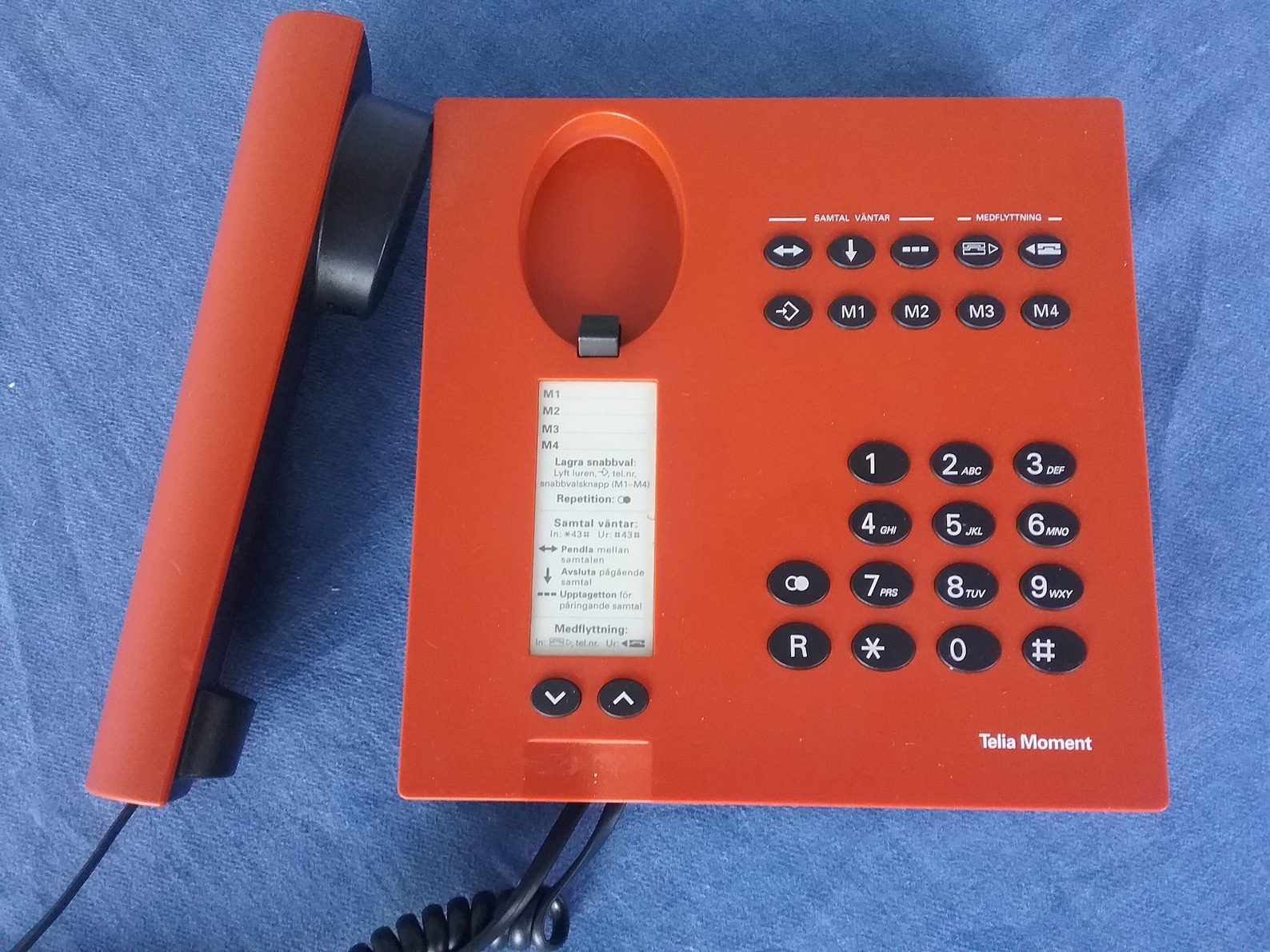 Telia Moment Conference Phone, 1980s, Vintage Swedish Wall Phone ...