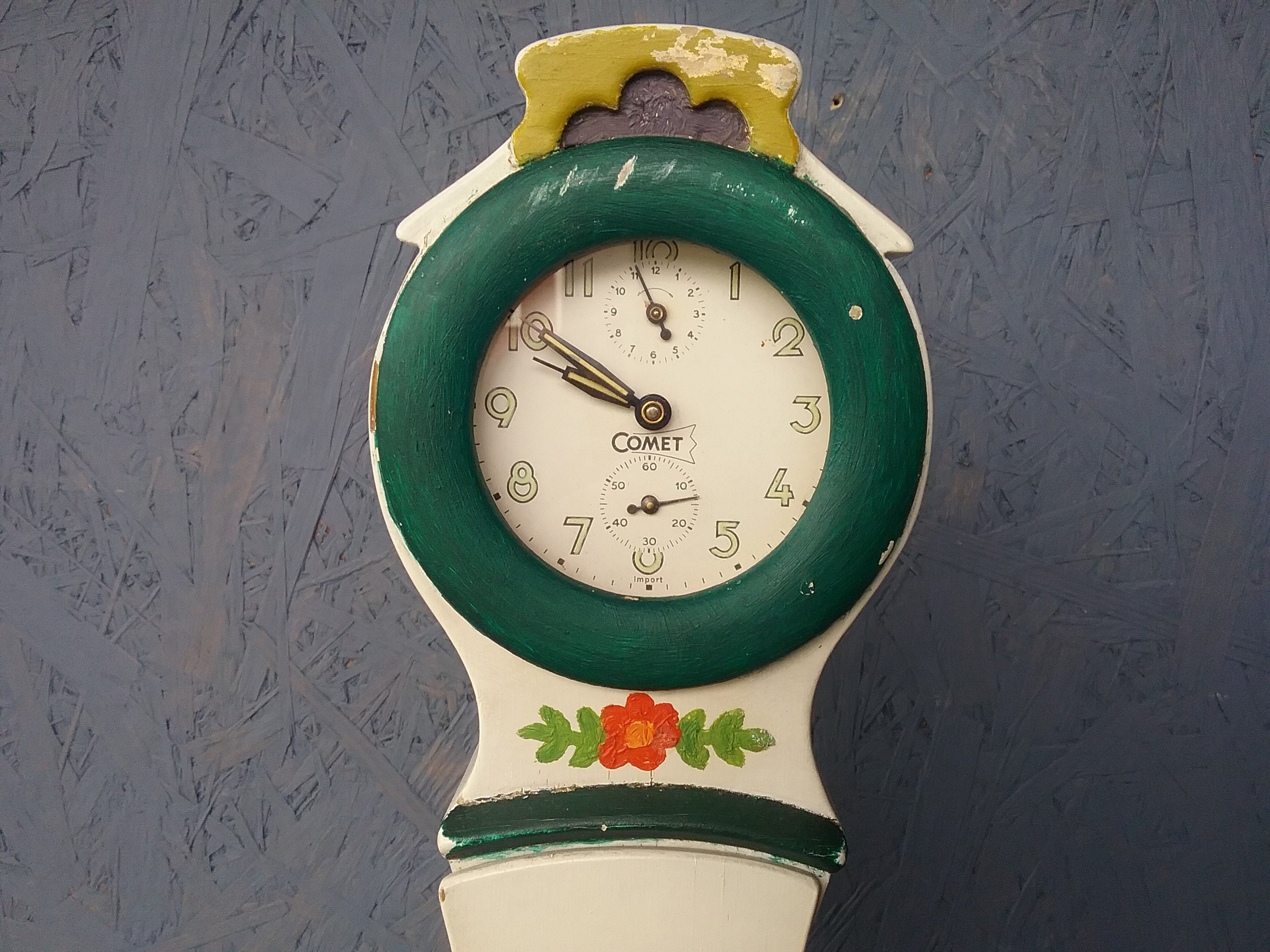 Mora Large Table Clock, Mechanism by HAU Hamburg-amerykanische Uhren ...