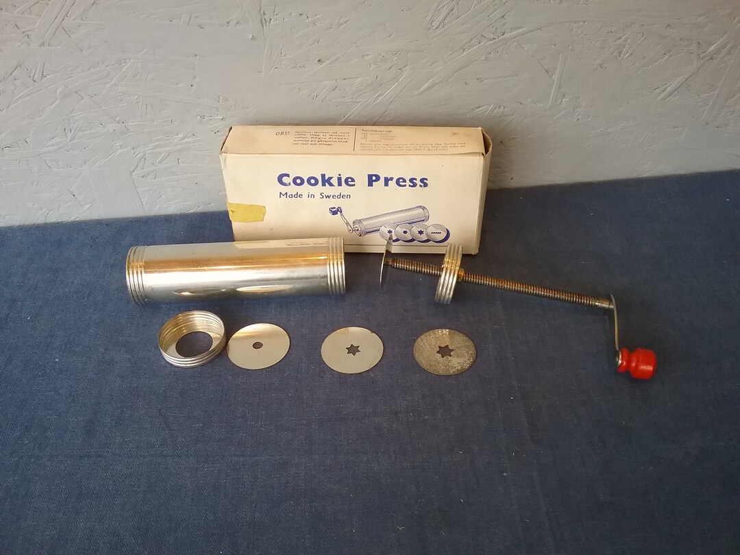 Cookie Press Made in Sweden, Vintage Cookie Press, Cookie Tool, Vintage ...
