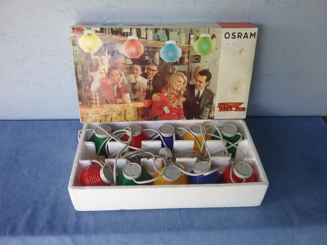 OSRAM Happy Lux - Bella Party Light Chain From the 60s, Disco Lighting ...
