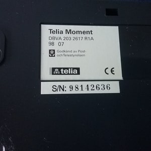 Telia Moment Conference Phone, 1980s, Vintage Swedish Wall Phone ...