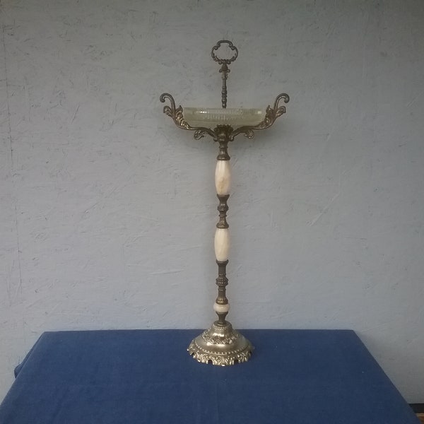 Standing Glass Ashtray Vintage - Etsy
