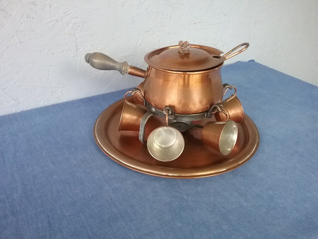 Vintage Swedish Glogg Copper Set, Mulled Wine or Honey, Copper Crockery ...
