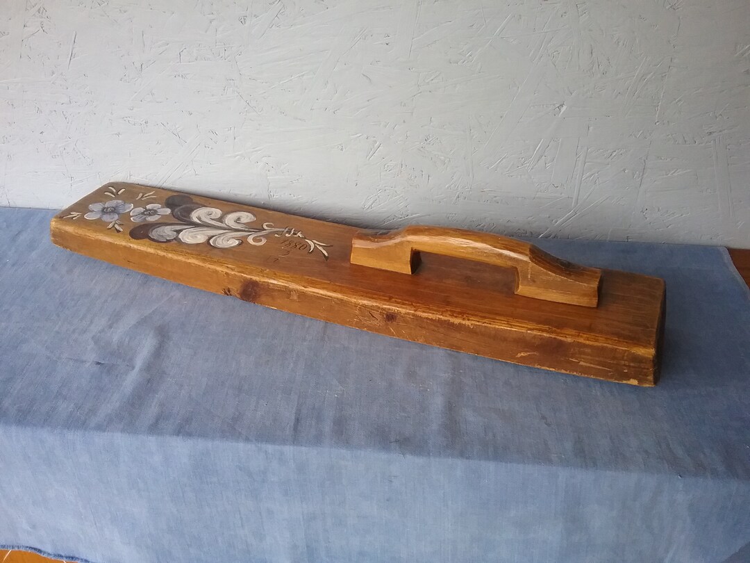1880 Scandinavian Mangle Board, Handmade and Paintedswedish Folk Art ...