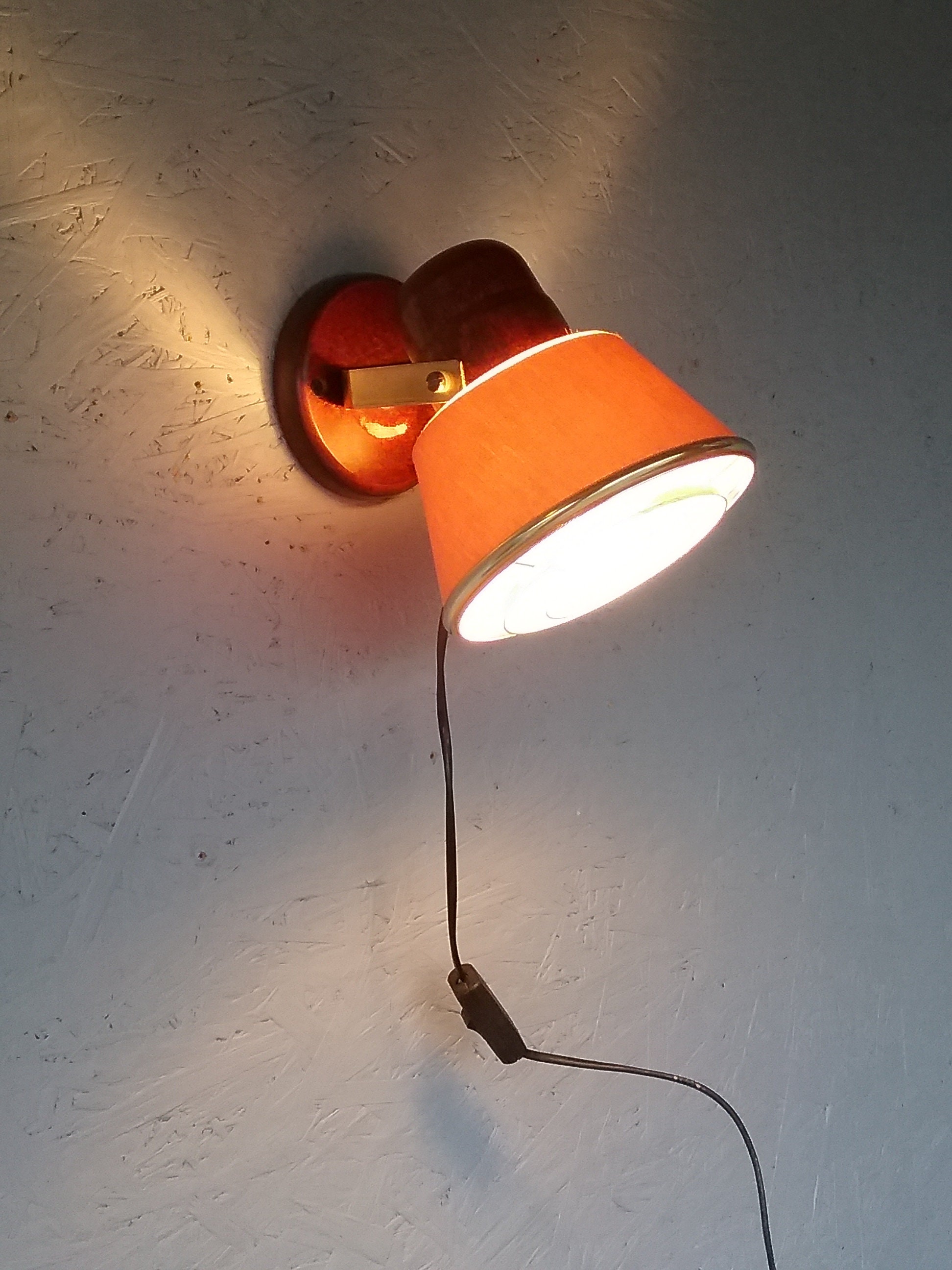 Mark Slojd Swedish Swivel Wall Lamp, Vintage Turned Pine Wall Lamps ...