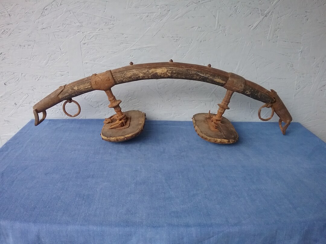 Antique Ox Harness Item, Ox Forehead Yoke, Rustic Decoration, Swedish ...