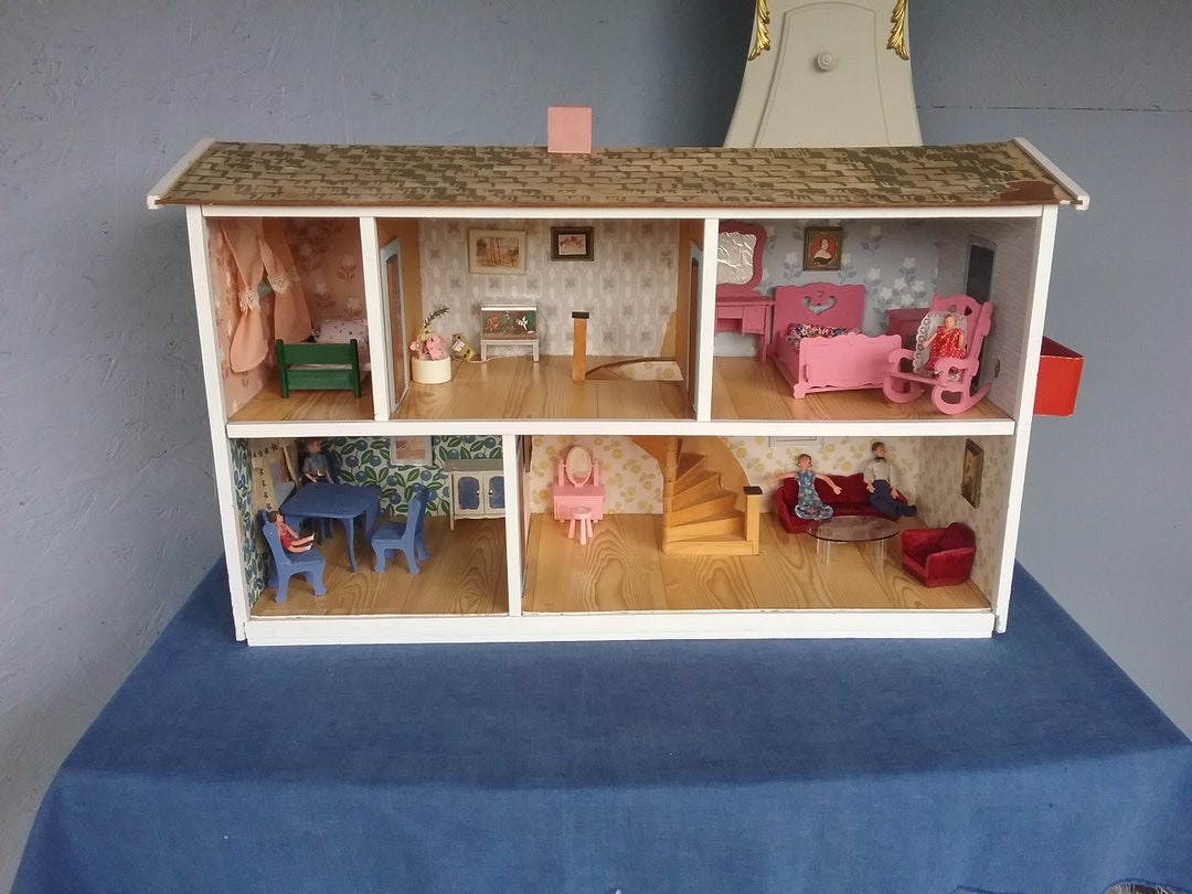 Lundby Dollhouse From 1947-1957, Swedish Dollhouse, Antique Dollhouse ...